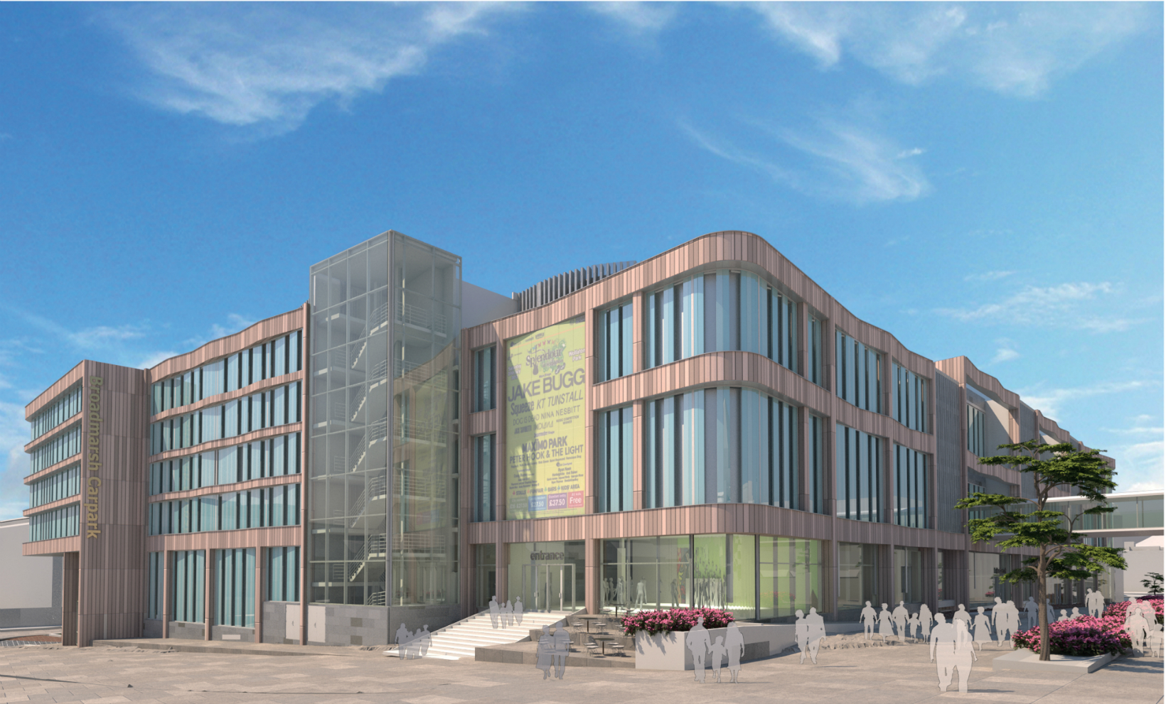 Designs for the redevelopment of Broadmarsh Car Park and Bus Station ...
