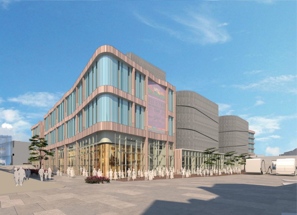 Designs for the redevelopment of Broadmarsh Car Park and Bus Station ...