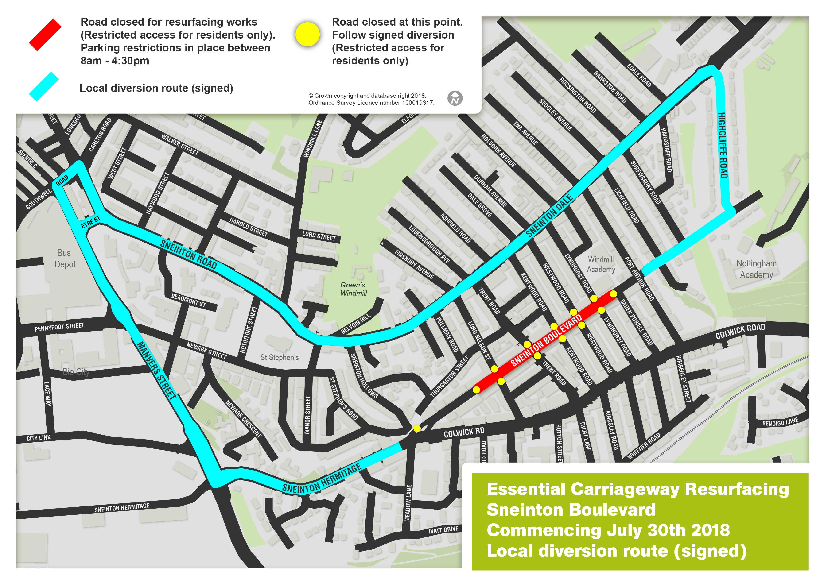 Sneinton Boulevard resurfacing – My Nottingham News