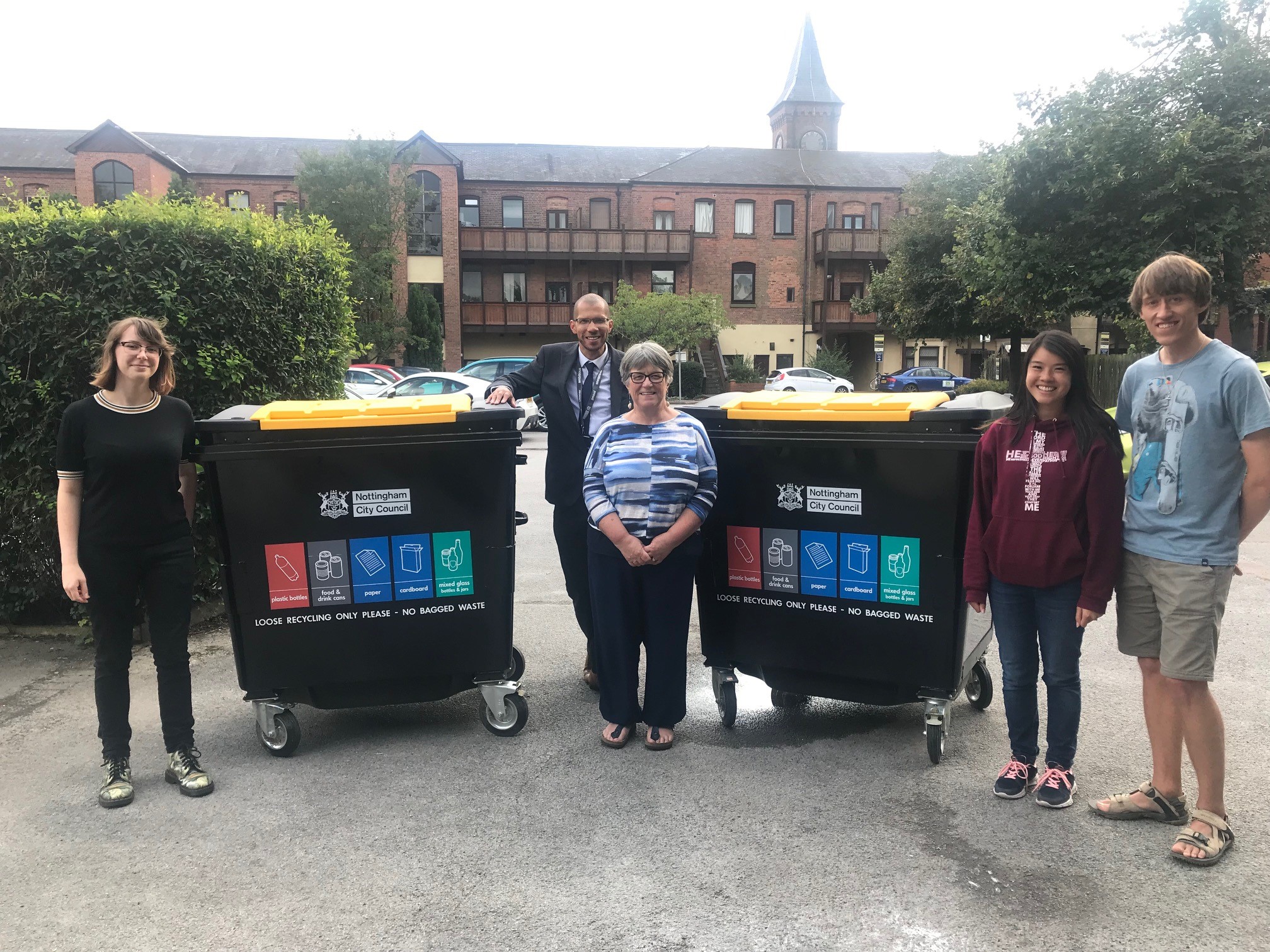 Bins replace bags for greener recycling in Nottingham flats – My ...
