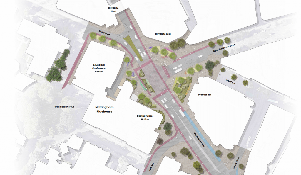 Consultation launched on improving the road layout of Maid Marian Way ...