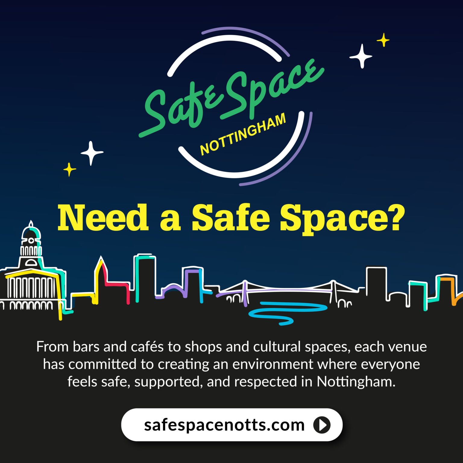 New Safe Space Notts website launches to improve city centre safety ...